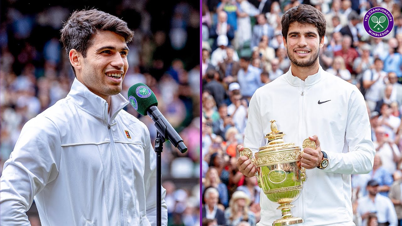 Carlos Alcaraz happy after reaching the Wimbledon final with Djokovic ...