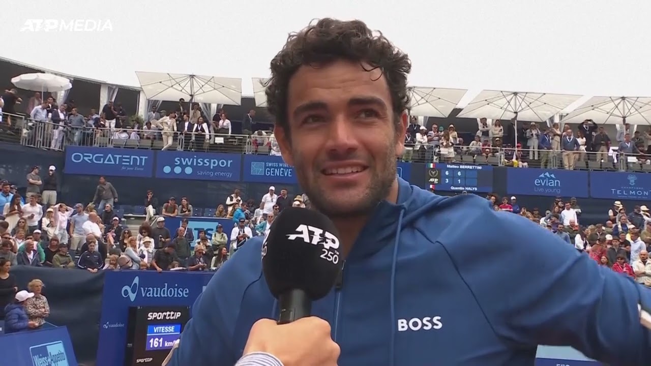 Matteo Berrettini happy after second Gstaad win - Tennis Tonic - News, Predictions, H2H, Live ...