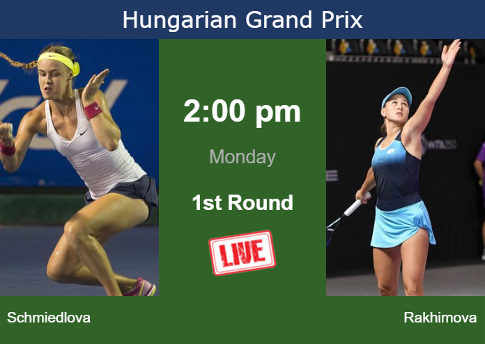 How to watch Schmiedlova vs. Rakhimova on live streaming in Budapest on Monday - Tennis Tonic ...