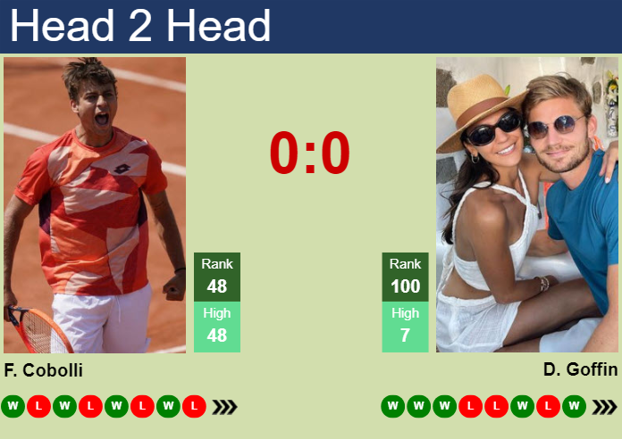 H2H, prediction of Flavio Cobolli vs David Goffin in Washington with odds, preview, pick | 31st ...