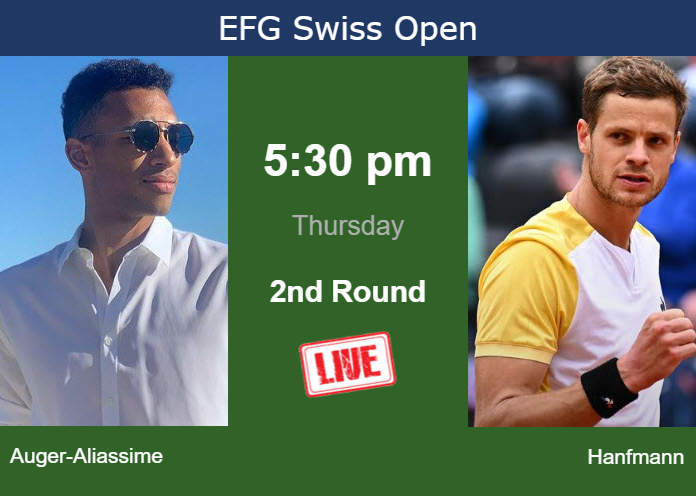 How to watch Auger-Aliassime vs. Hanfmann on live streaming in Gstaad on Thursday - Tennis Tonic ...