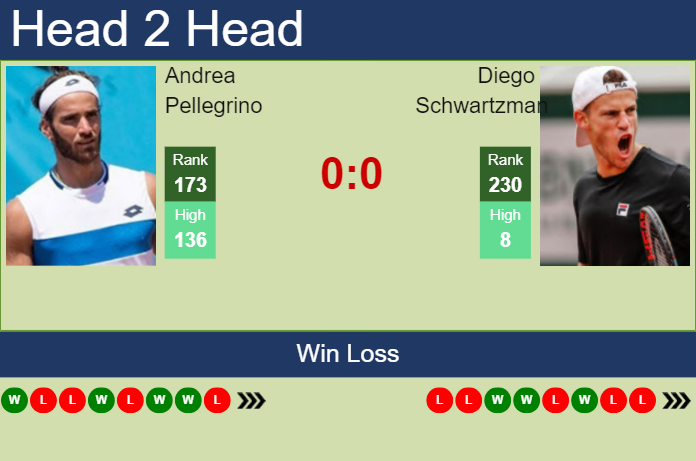 H2H, prediction of Andrea Pellegrino vs Diego Schwartzman at the U.S. Open with odds, preview ...