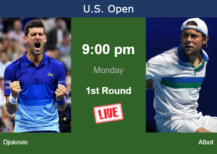 How to watch Djokovic vs. Albot on live streaming at the U.S. Open on Monday - Tennis Tonic ...