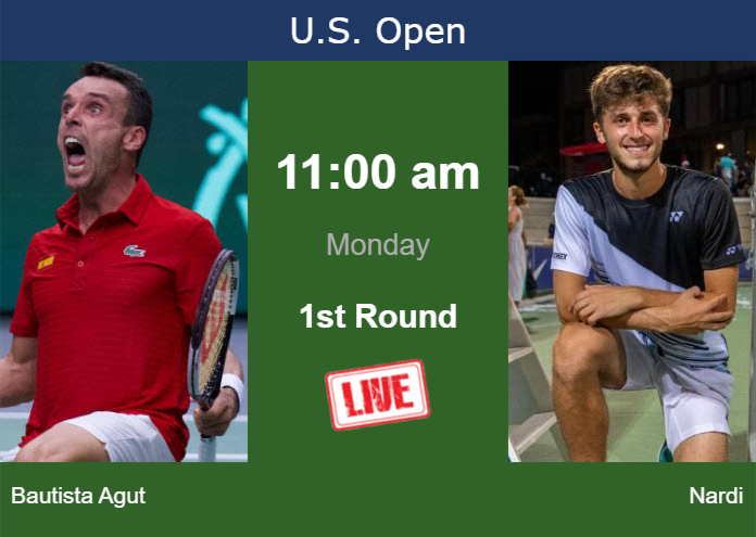 How to watch Bautista Agut vs. Nardi on live streaming at the U.S. Open on Monday - Tennis Tonic ...
