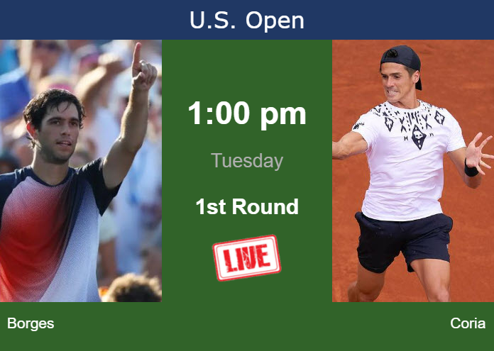 How to watch Borges vs. Coria on live streaming at the U.S. Open on Tuesday - Tennis Tonic ...
