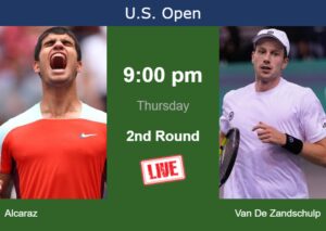 How to watch Alcaraz vs. Van De Zandschulp on live streaming at the U.S. Open on Thursday ...