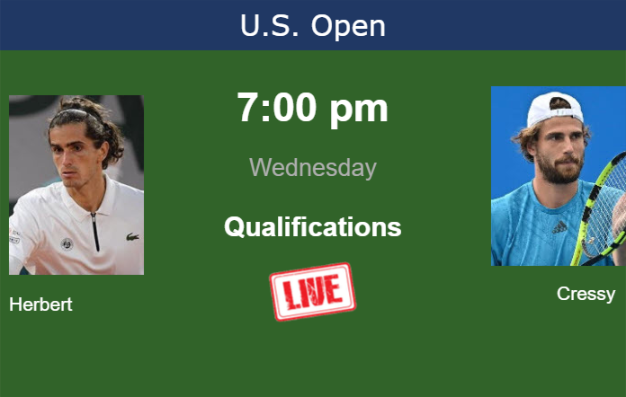 How to watch Herbert vs. Cressy on live streaming at the U.S. Open on Wednesday - Tennis Tonic ...