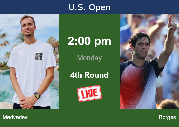 How to watch Medvedev vs. Borges on live streaming at the U.S. Open on Monday - Tennis Tonic ...