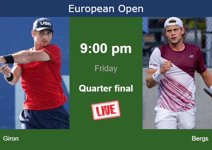 How to watch Giron vs. Bergs on live streaming in Antwerp on Friday - Tennis Tonic - News ...