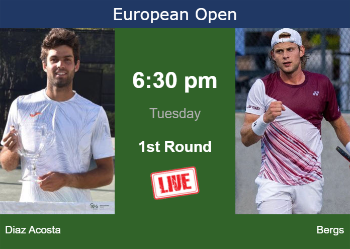 How to watch Diaz Acosta vs. Bergs on live streaming in Antwerp on Tuesday - Tennis Tonic - News ...