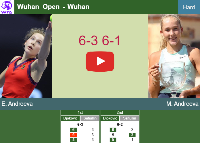 Relentless Erika Erika Andreeva crushes Andreeva in the 2nd round to set up a battle vs Paolini ...