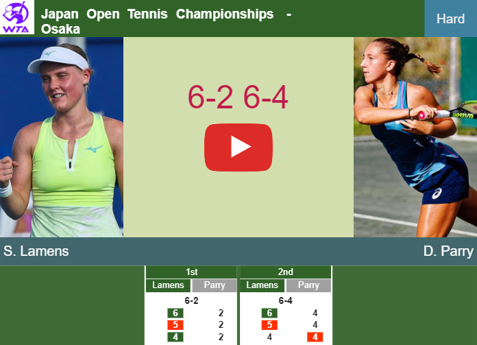 Suzan Lamens upsets Parry in the semifinal to play vs Birrell ...