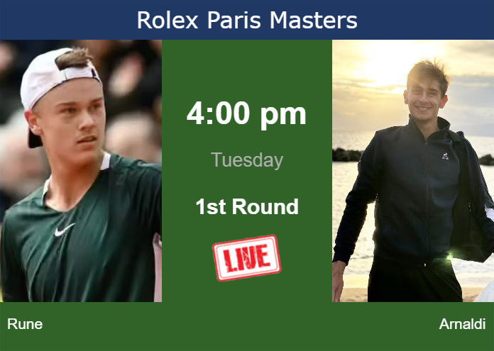 How to watch Rune vs. Arnaldi on live streaming in Paris on Tuesday - Tennis Tonic - News ...