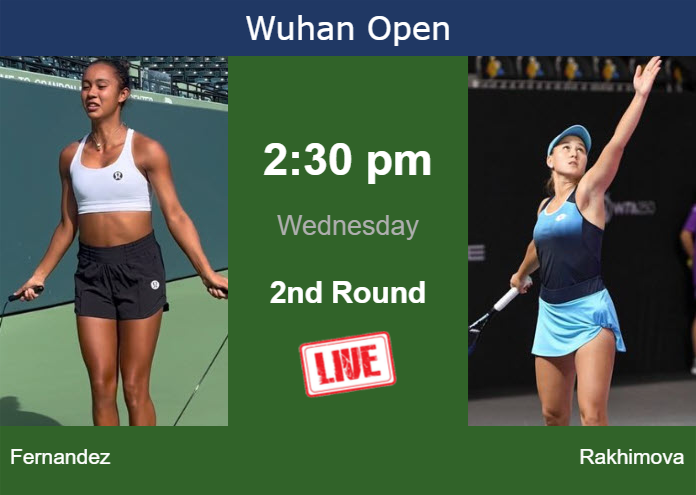 How to watch Fernandez vs. Rakhimova on live streaming in Wuhan on Wednesday - Tennis Tonic ...