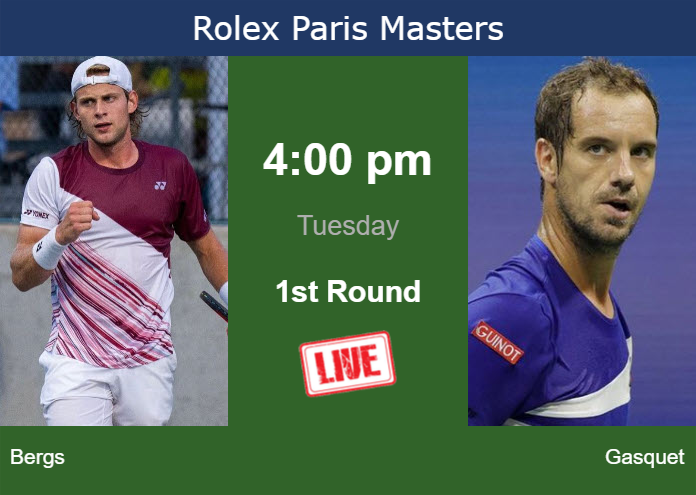 How to watch Bergs vs. Gasquet on live streaming in Paris on Tuesday - Tennis Tonic - News ...
