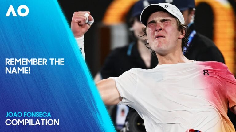 Best shots of Joao Fonseca when upsetting Rublev at the Australian Open - Tennis Tonic - News ...