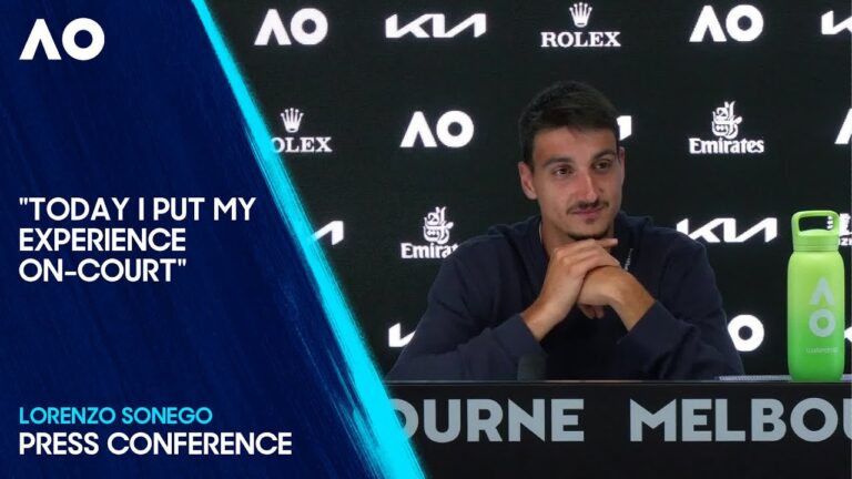 Sonego says he had to use his experience vs. Learner Tien to reach the ...