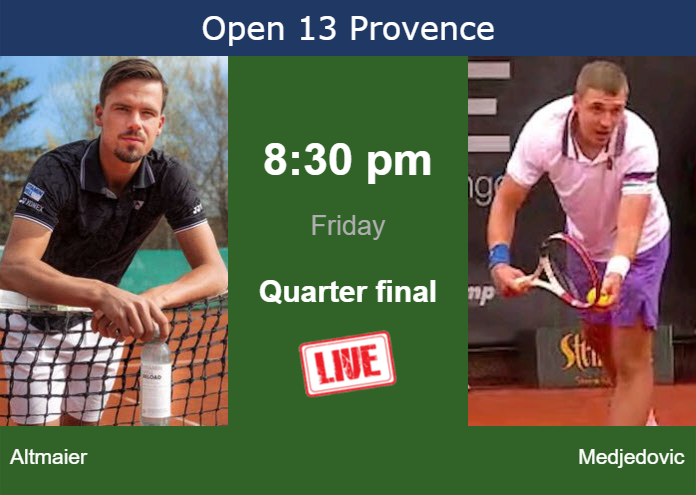 How to watch Altmaier vs. Medjedovic on live streaming in Marseille on Friday - Tennis Tonic ...