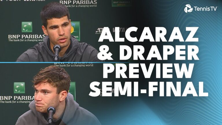 Carlos Alcaraz and Jack Draper Preview talk about their Indian Wells Semi-Final - Tennis Tonic ...