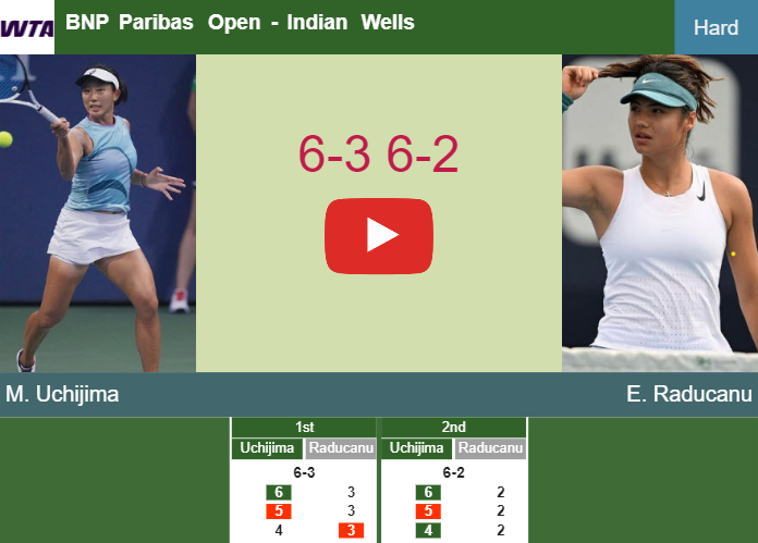 Merciless Moyuka Uchijima rolls past Raducanu in the 1st round to clash vs Gauff. HIGHLIGHTS ...