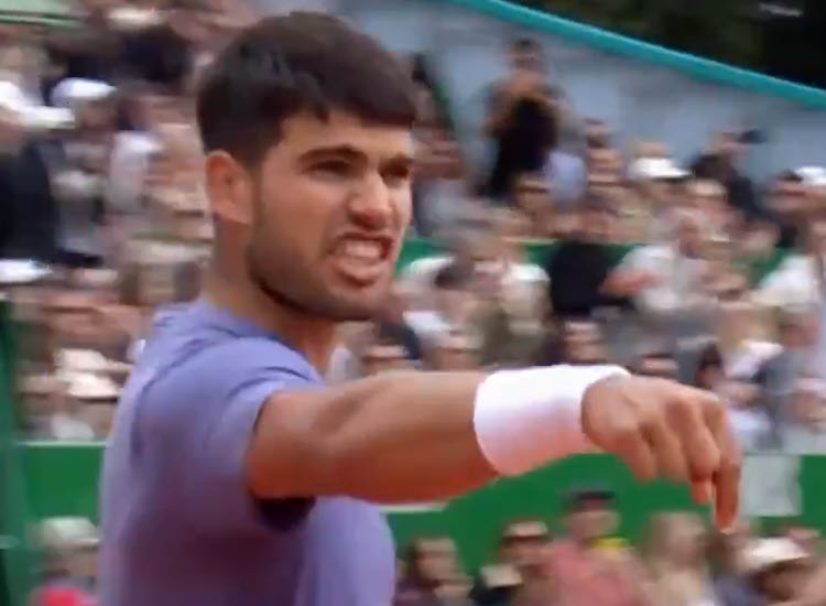 INTERESTING STATS. Carlos Alcaraz unleashes 5 blistering forehands in ...