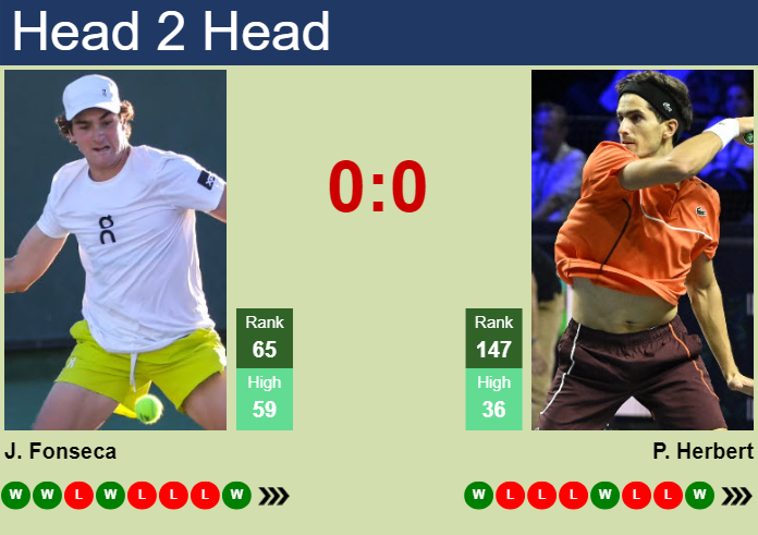 H2H, prediction of Joao Fonseca vs Pierre-Hugues Herbert at the French Open with odds, preview ...