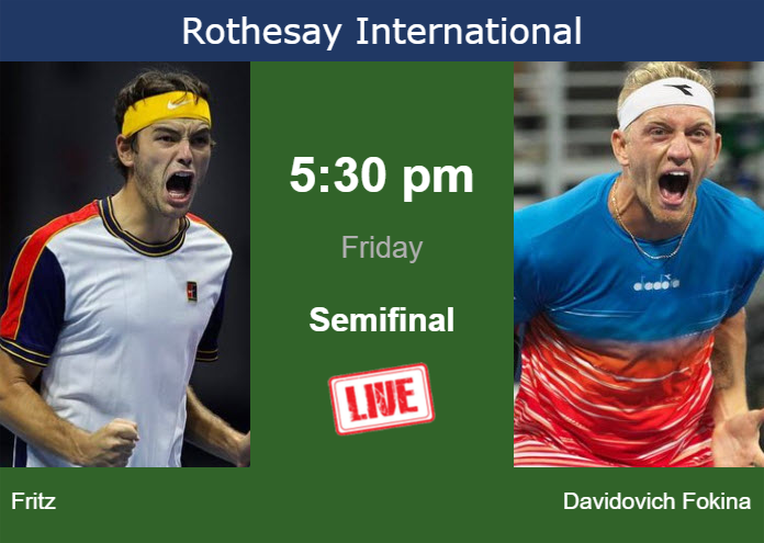 How to watch Fritz vs. Davidovich Fokina on live streaming in Eastbourne on Friday - Tennis ...