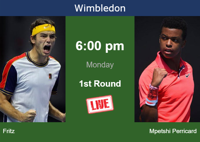 How to watch Fritz vs. Mpetshi Perricard on live streaming in Wimbledon on Monday - Tennis Tonic ...