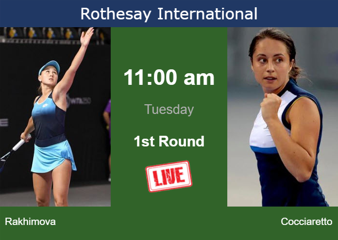 How to watch Rakhimova vs. Cocciaretto on live streaming in Eastbourne on Tuesday - Tennis Tonic ...