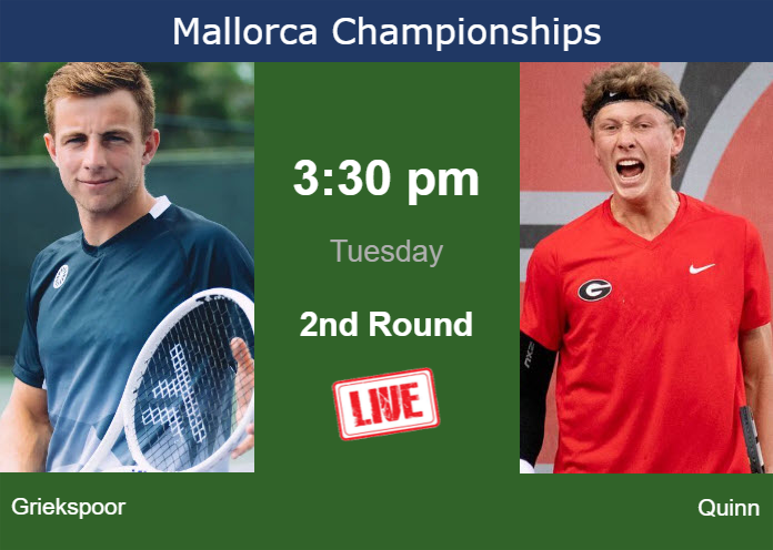 How to watch Griekspoor vs. Quinn on live streaming in Mallorca on Tuesday - Tennis Tonic - News ...