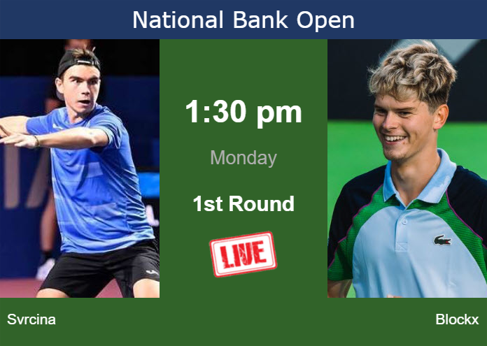 How to watch Svrcina vs. Blockx on live streaming in Toronto on Monday ...