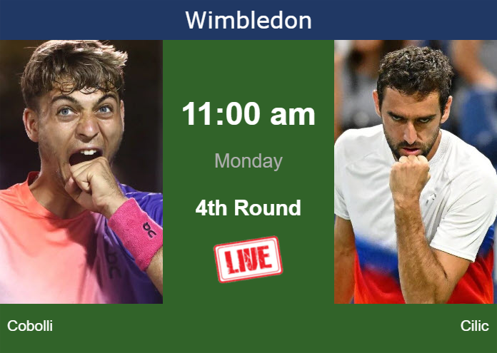 How to watch Cobolli vs. Cilic on live streaming in Wimbledon on Monday - Tennis Tonic - News ...