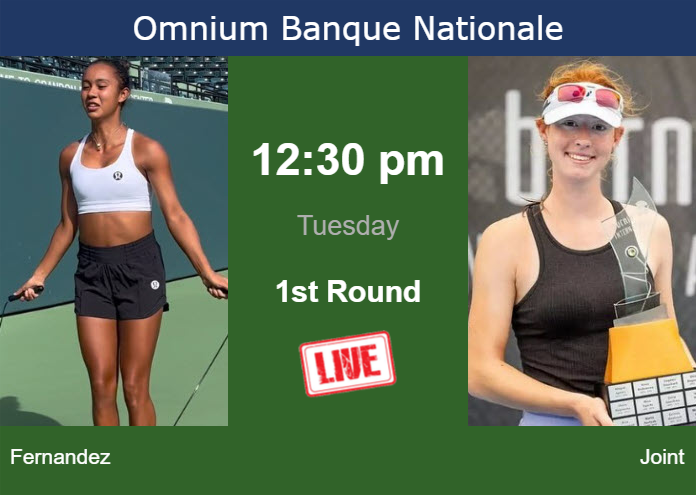 How to watch Fernandez vs. Joint on live streaming in Montreal on Tuesday - Tennis Tonic - News ...