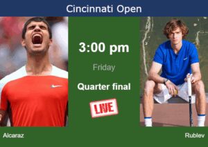 How to watch Alcaraz vs. Rublev on live streaming in Cincinnati on Friday - Tennis Tonic - News ...