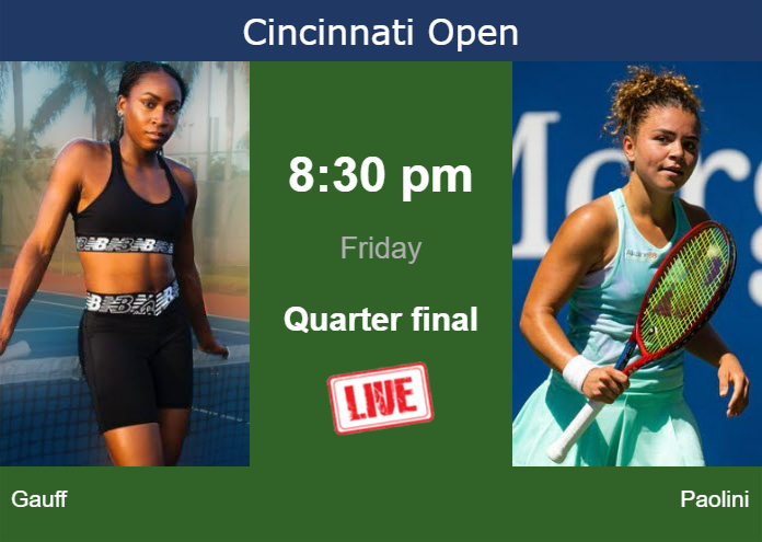 How to watch Gauff vs. Paolini on live streaming in Cincinnati on Friday - Tennis Tonic - News ...