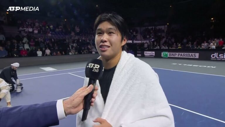 Learner Tien captured his first ATP title at the Moselle Open in Metz ...